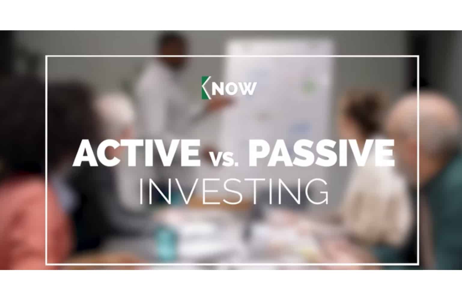 Active vs. Passive Investing - King Financial Network