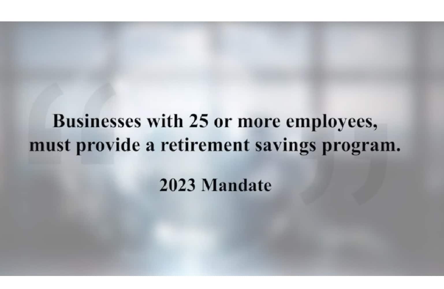 Changes In Workplace Retirement Plans 2023 - King Financial Network